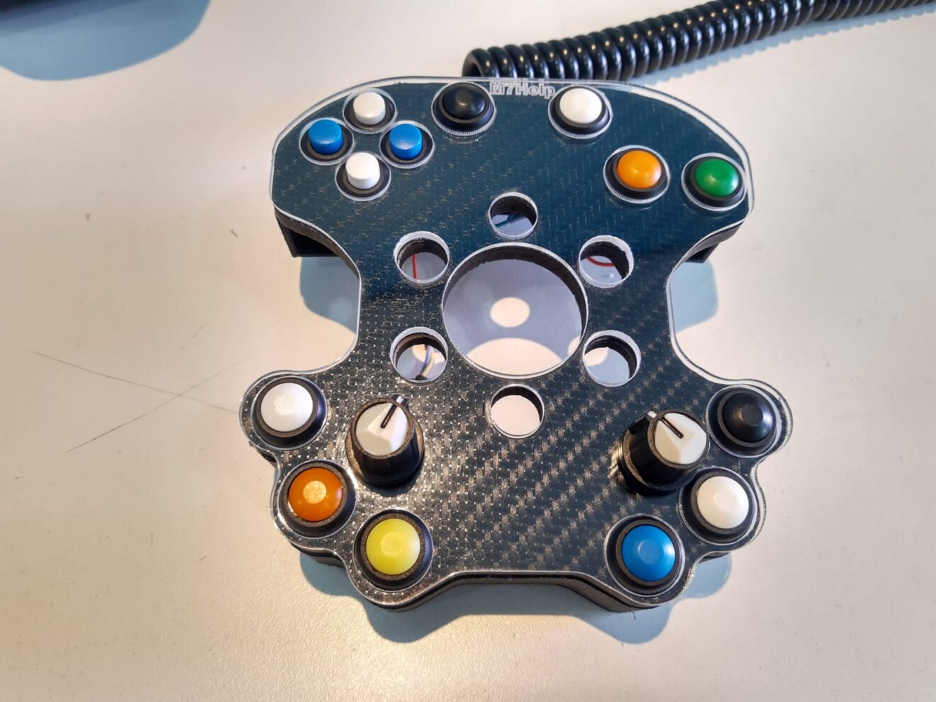 Button Plate para volante Logitech G27 - M7Help